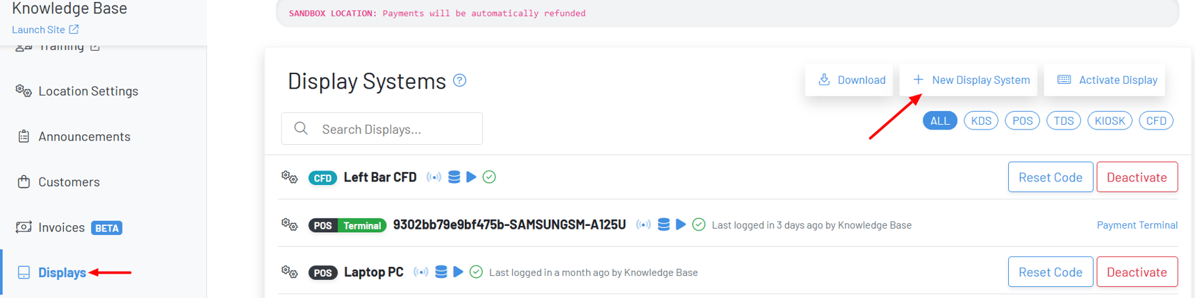 KDS: Setting up your KDS Display